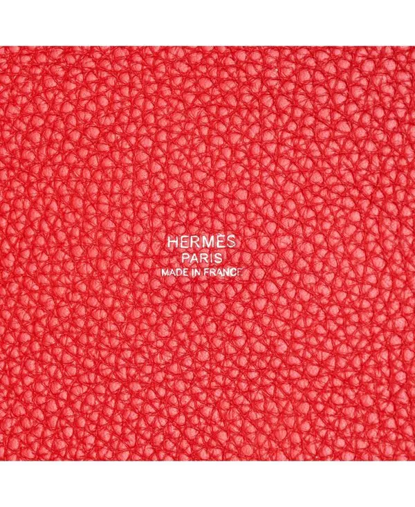 Hermès Mm Picotin Lock Bag Clemence - Red