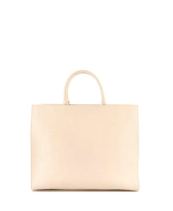 BVLGARI Medium Logo Convertible Leather Tote