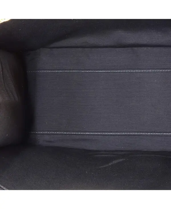 BVLGARI Medium Logo Convertible Leather Tote