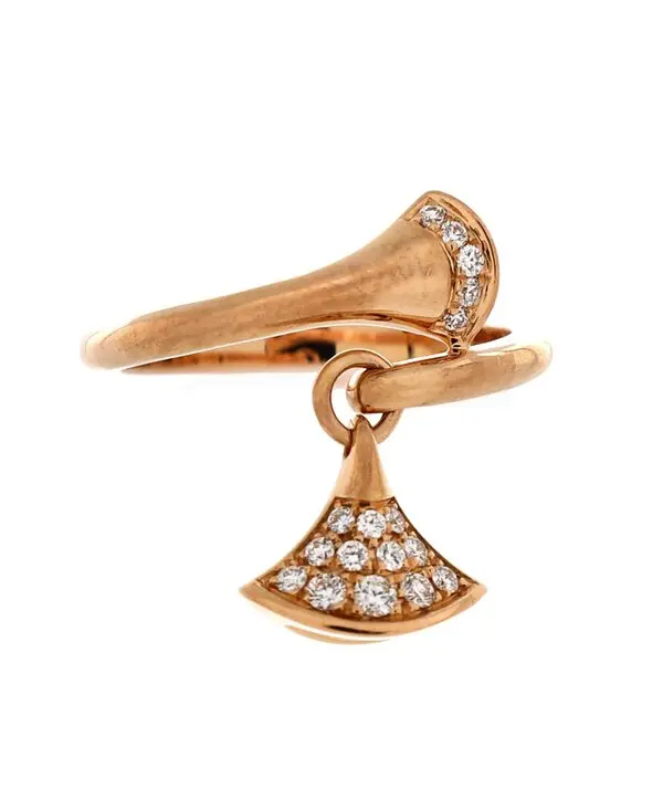 BVLGARI Divas' Dream Charm Diamond Ring - Pink
