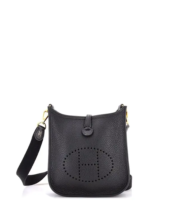 Hermès Tpm Evelyne Bag Gen Iii Clemence - Black