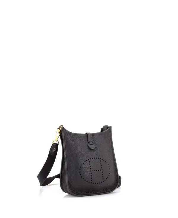 Hermès Tpm Evelyne Bag Gen Iii Clemence - Black