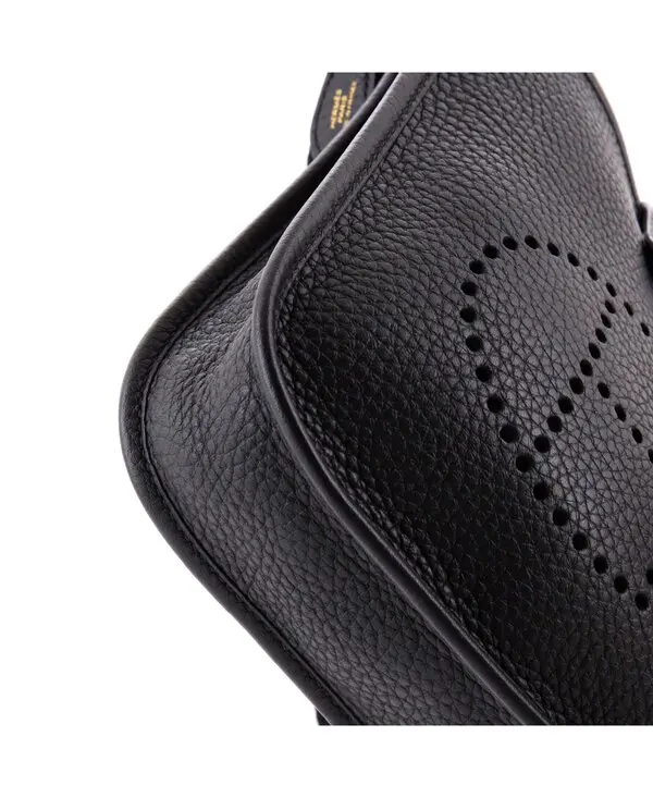 Hermès Tpm Evelyne Bag Gen Iii Clemence - Black