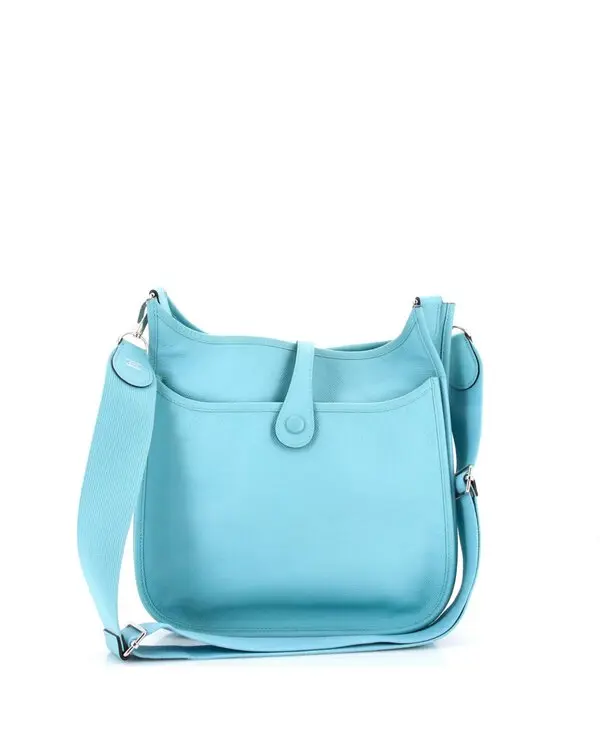 Hermès Pm Evelyne Bag Gen Iii Epsom - Blue