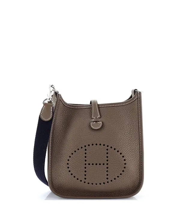 Hermès Tpm Evelyne Bag Gen Iii Clemence - Gray