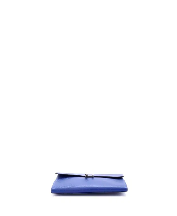 Hermès Cinhetic Clutch Chevre Mysore - Blue
