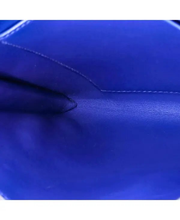 Hermès Cinhetic Clutch Chevre Mysore - Blue