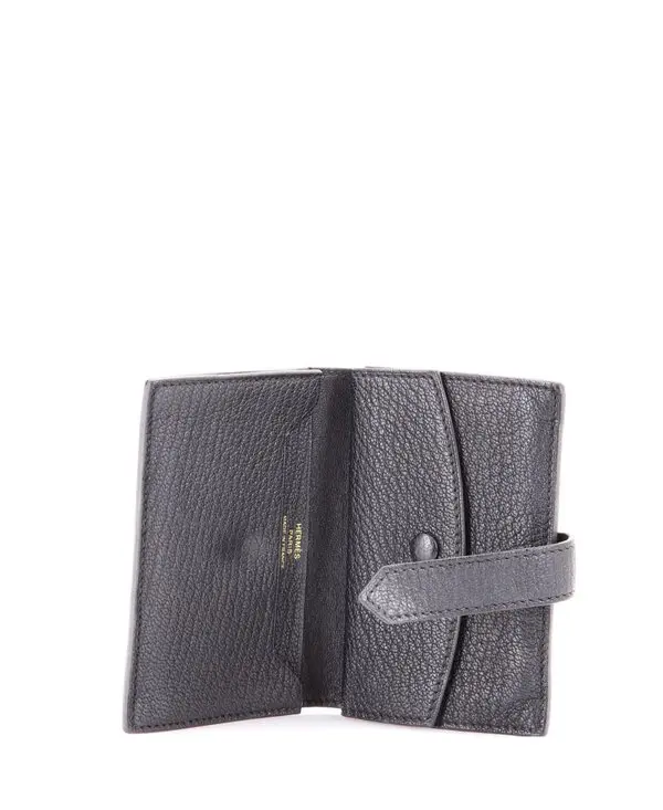HERMES Compact Bearn Coin Wallet Chevre Mysore
