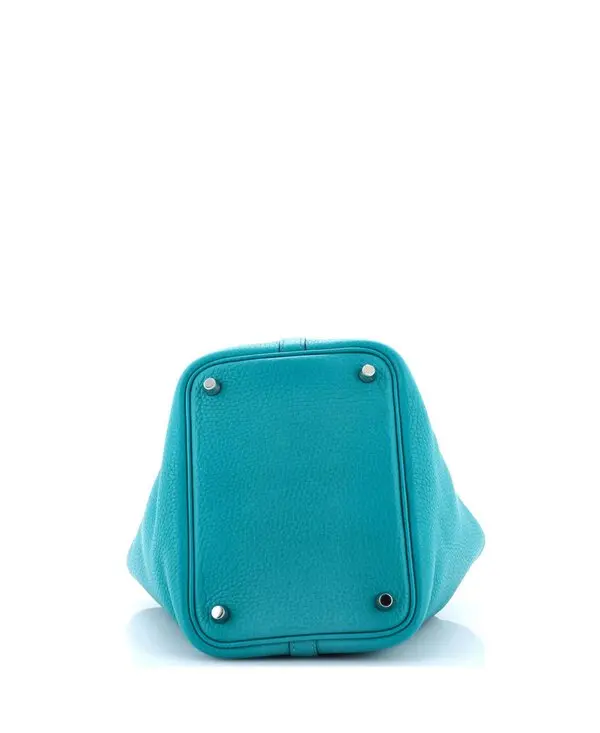 Hermès Pm Picotin Lock Bag Clemence - Blue