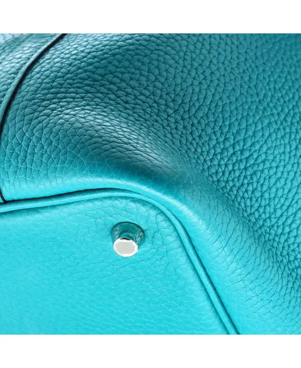 Hermès Pm Picotin Lock Bag Clemence - Blue