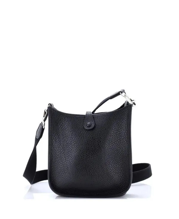 Hermès Tpm Evelyne Bag Gen Iii Clemence - Black