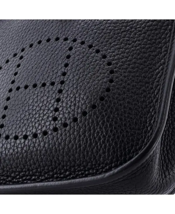 Hermès Tpm Evelyne Bag Gen Iii Clemence - Black