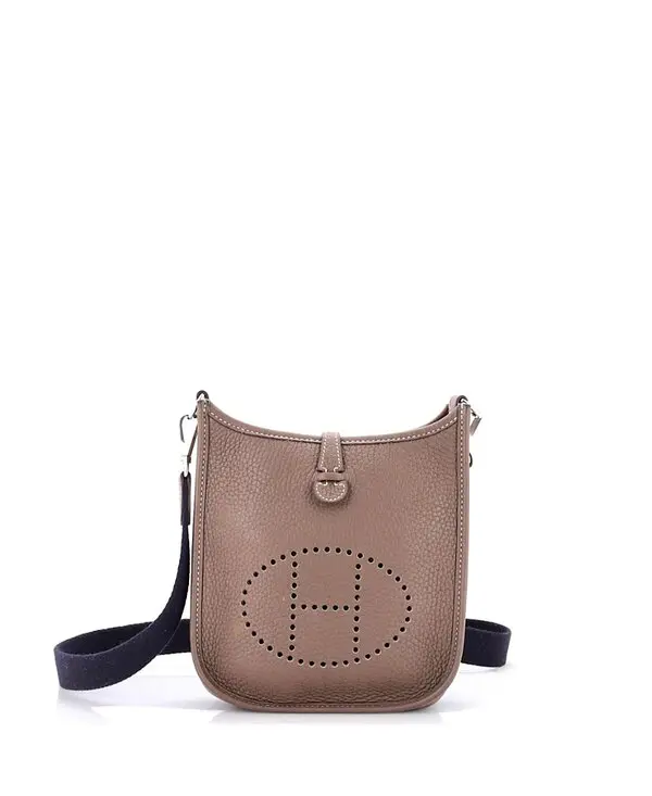 Hermès Tpm Evelyne Gen Iii Clemence Bag - Gray