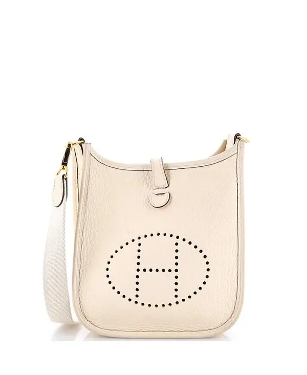 HERMES Tpm Evelyne Bag Gen Iii Clemence - Neutral
