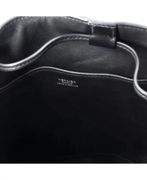 Hermès 17 Licol Bag Evercolor - Black