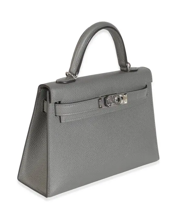 HERMES Mini Kelly Ii 20 Leather Handbag