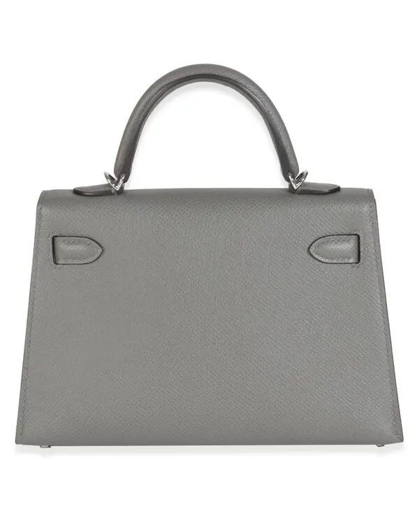 HERMES Mini Kelly Ii 20 Leather Handbag
