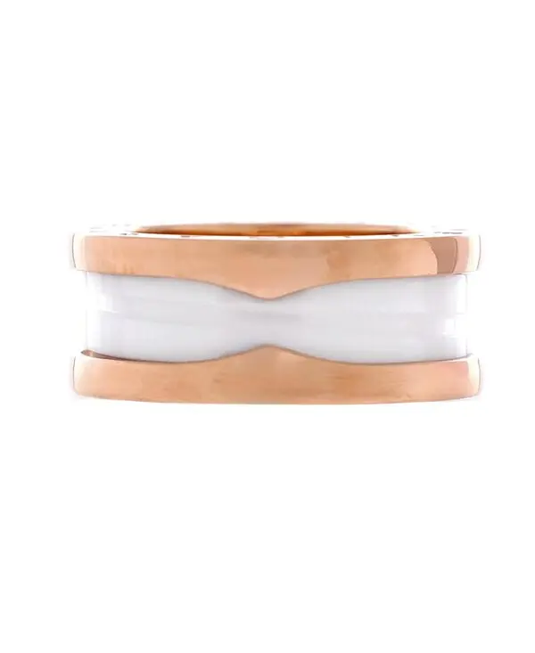 BVLGARI B.zero1 Two Band Ring - K Rose Gold