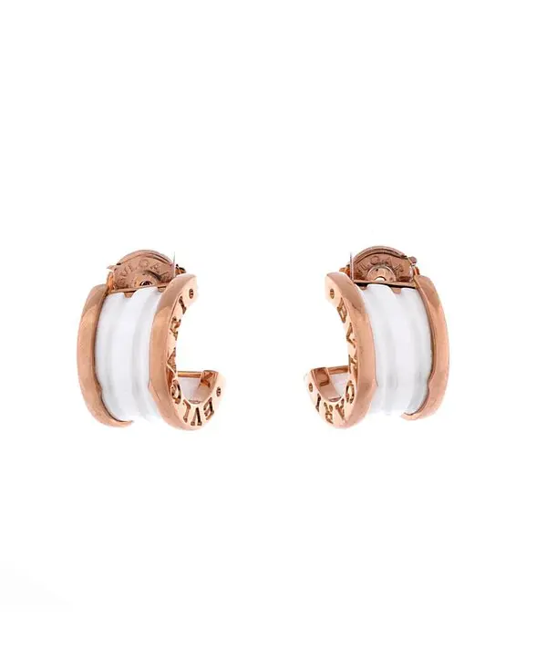 BVLGARI B.zero1 Hoop Earrings - K Rose Gold