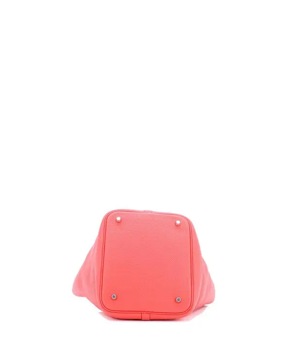 Hermès Mm Picotin Lock Bag Clemence - Red