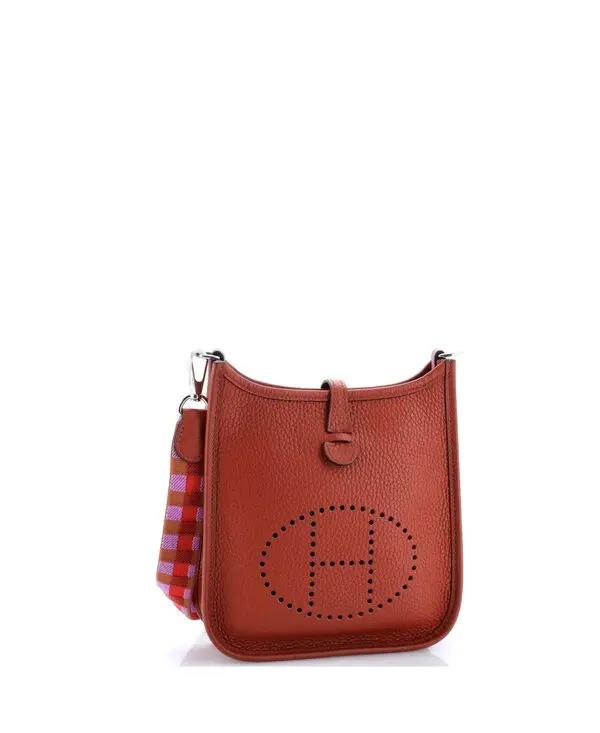 Hermès Tpm Evelyne Bag Gen Iii Clemence - Brown