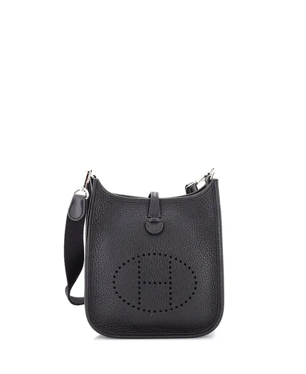 Hermès Tpm Evelyne Bag Gen Iii Clemence - Black