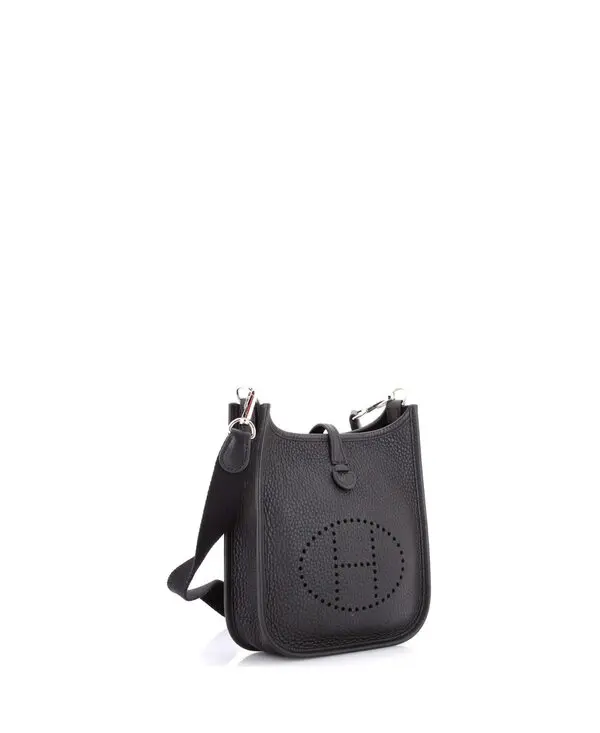 Hermès Tpm Evelyne Bag Gen Iii Clemence - Black