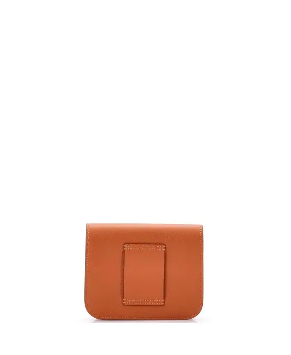 Hermès Constance Slim Wallet Evercolor - Brown