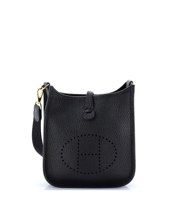 Hermès Tpm Evelyne Bag Gen Iii Clemence - Black