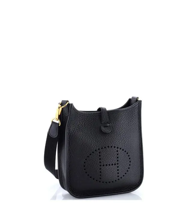 Hermès Tpm Evelyne Bag Gen Iii Clemence - Black