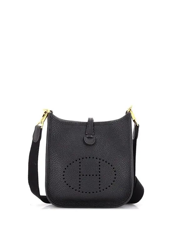 Hermès Tpm Evelyne Bag Gen Iii Clemence - Black
