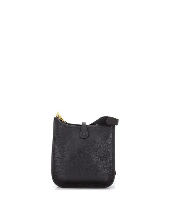 Hermès Tpm Evelyne Bag Gen Iii Clemence - Black