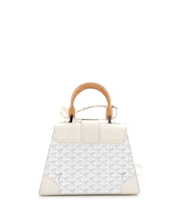 Goyard Pm Saigon Top Handle Bag - White