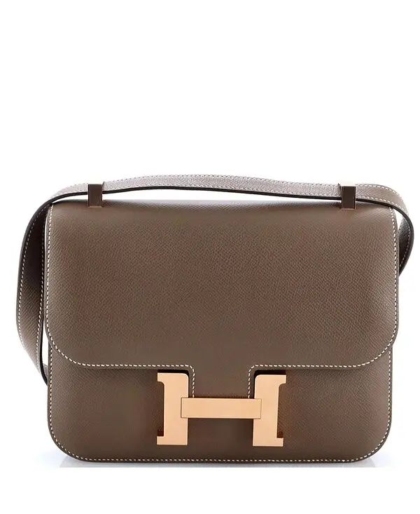 Hermès 24 Constance Nm Bag Epsom - Gray