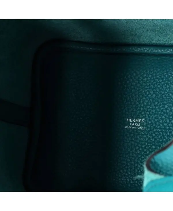Hermès Pm Picotin Lock Bag Clemence - Blue