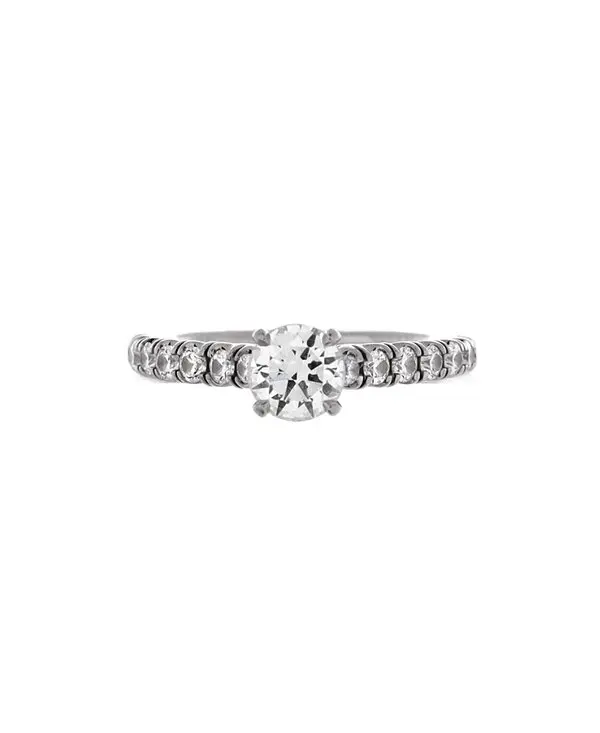 CARTIER 0.50ct Etincelle De Solitaire Ring - Platinum