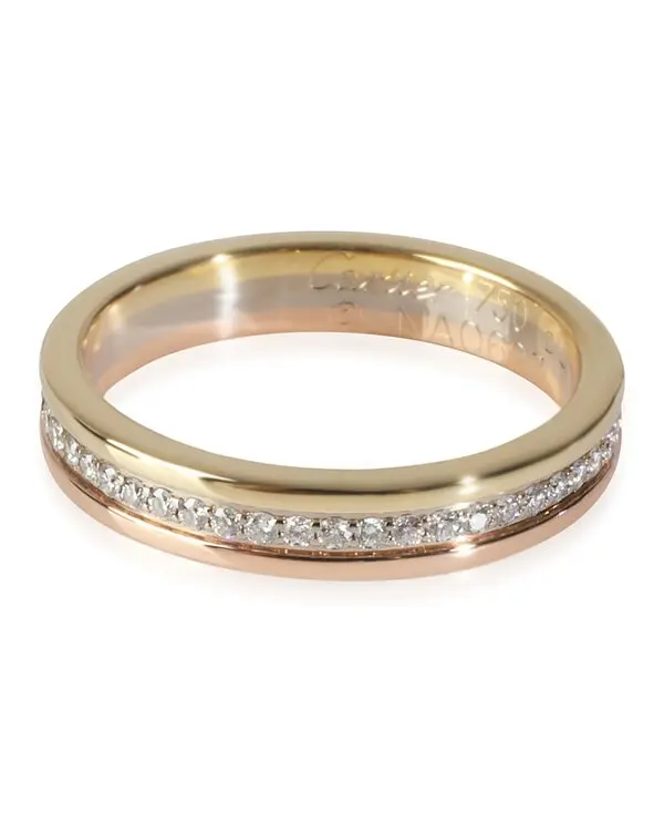 CARTIER Vendome Louis 18k Three Tone Band - Gold