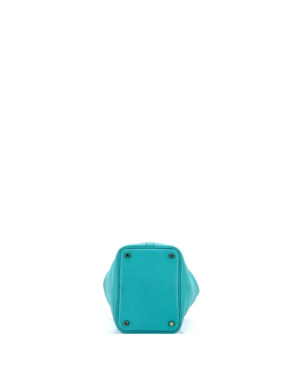 Hermès Pm Picotin Lock Bag Clemence - Green