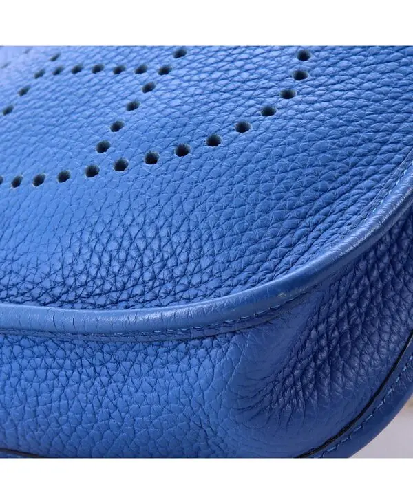 Hermès Tpm Evelyne Bag Gen Iii Clemence - Blue