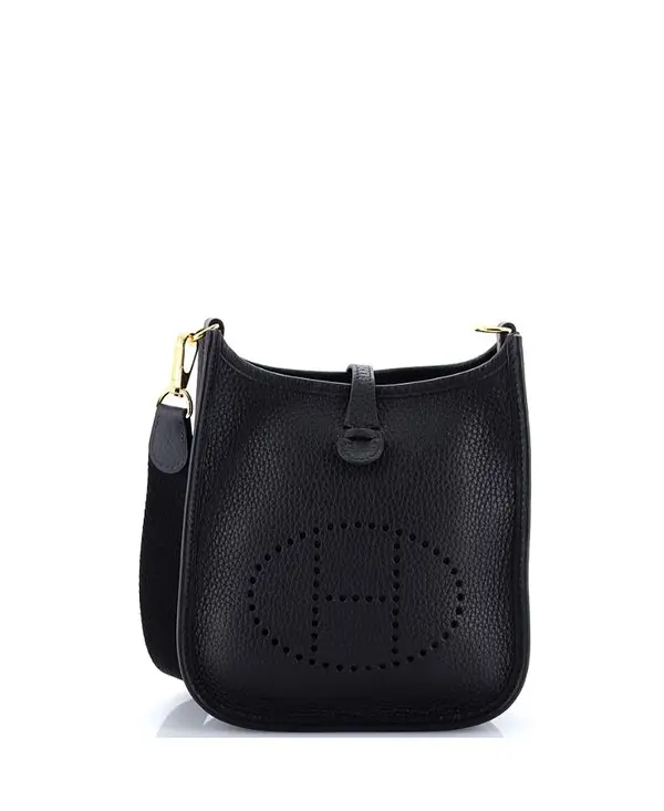 Hermès Tpm Evelyne Bag Gen Iii Clemence - Black