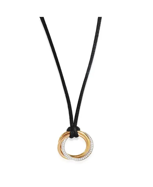 CARTIER Trinity Necklace 18k 3-tone