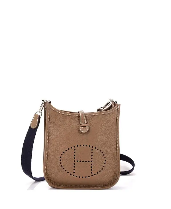 Hermès Tpm Evelyne Bag Gen Iii Clemence - Brown