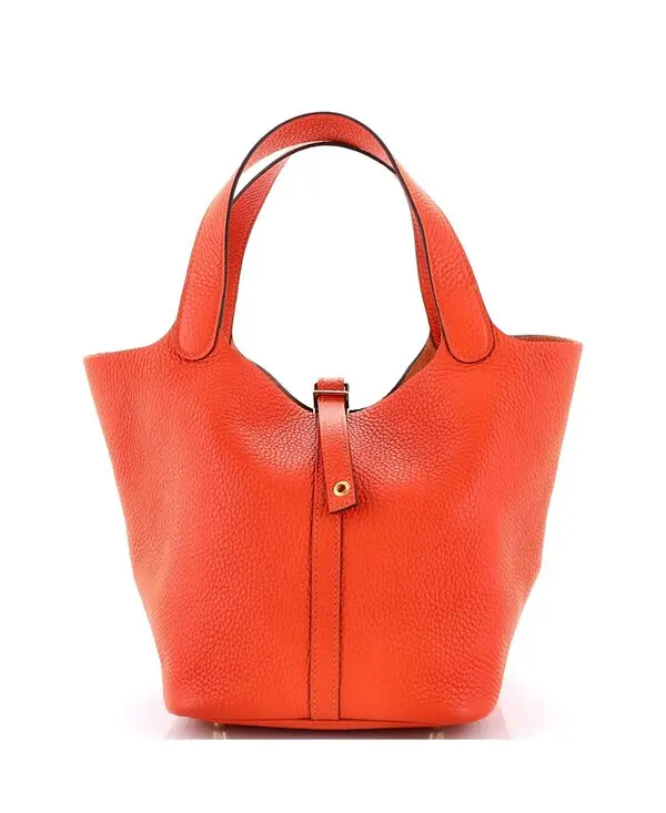 HERMES Mm Picotin Lock Bag Clemence