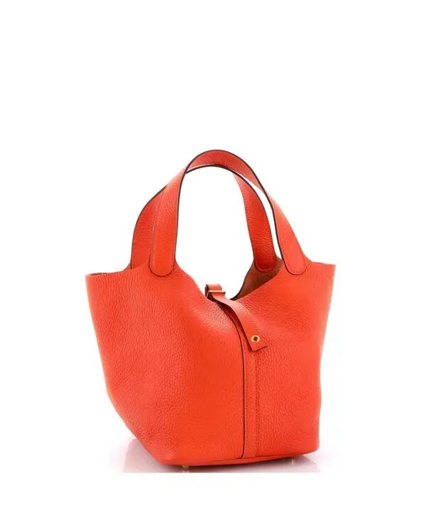 HERMES Mm Picotin Lock Bag Clemence