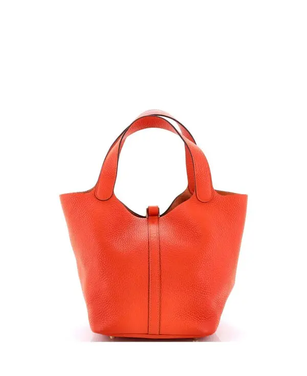 HERMES Mm Picotin Lock Bag Clemence