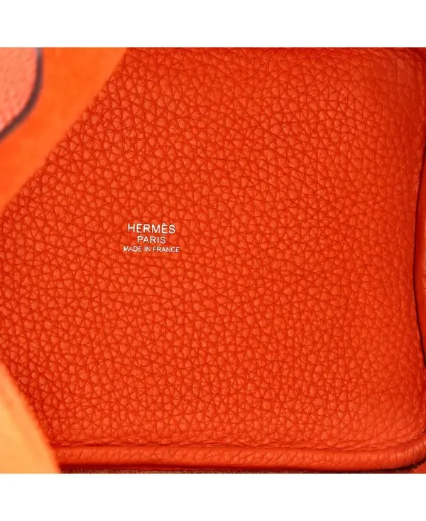 Hermès Pm Picotin Lock Bag Clemence - Orange