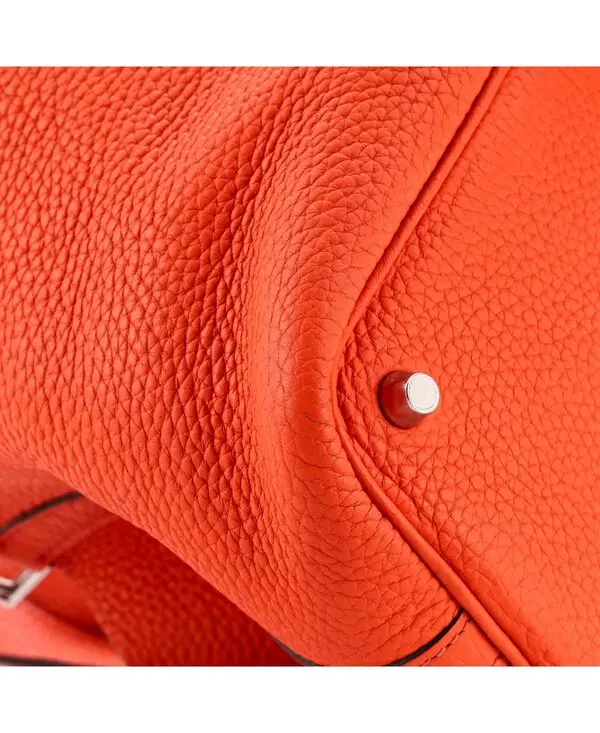 Hermès Pm Picotin Lock Bag Clemence - Orange