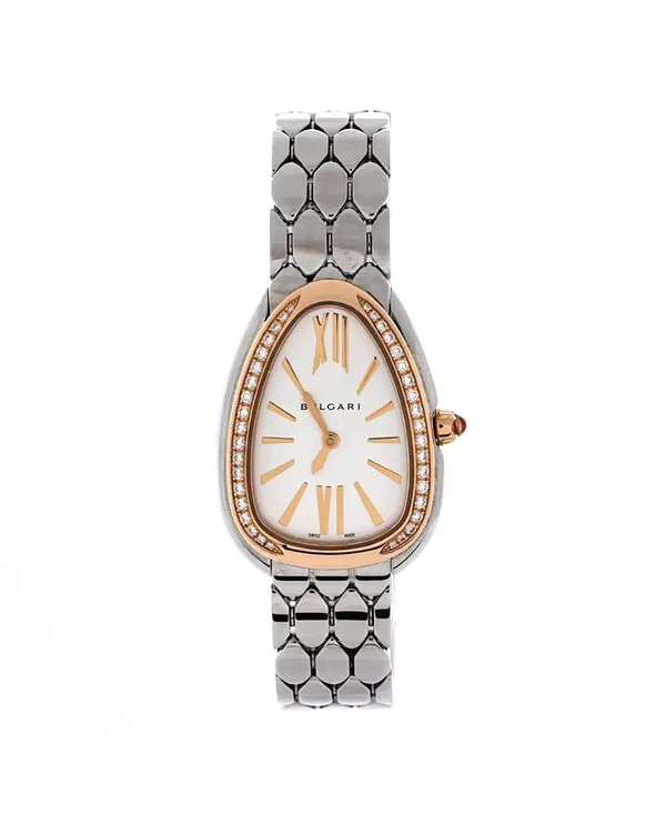 BVLGARI Serpenti Seduttori Quartz Watch 25mm - Dial Color: White