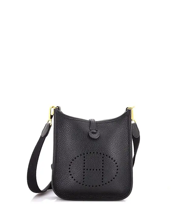 Hermès Tpm Evelyne Bag Gen Iii Clemence - Black