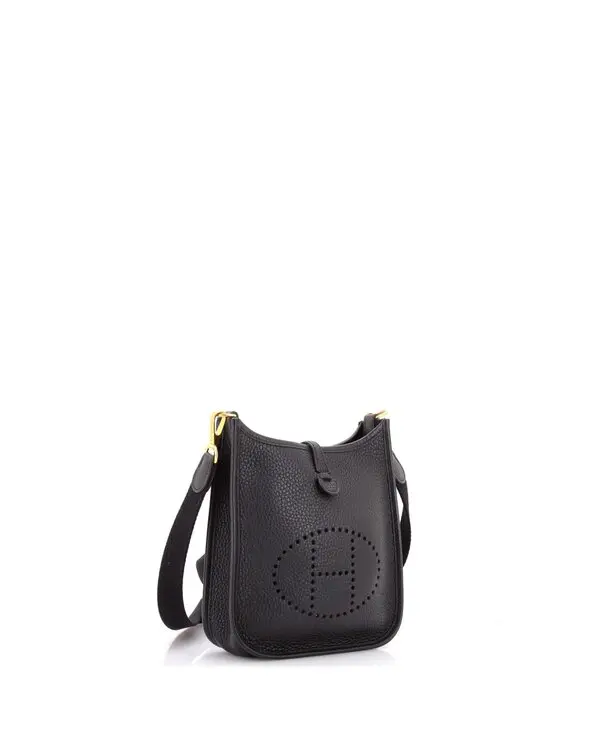Hermès Tpm Evelyne Bag Gen Iii Clemence - Black
